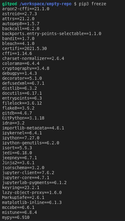 Remove Unnecessary Python Packages From New Workspaces · Issue 7064 · Gitpod Iogitpod · Github