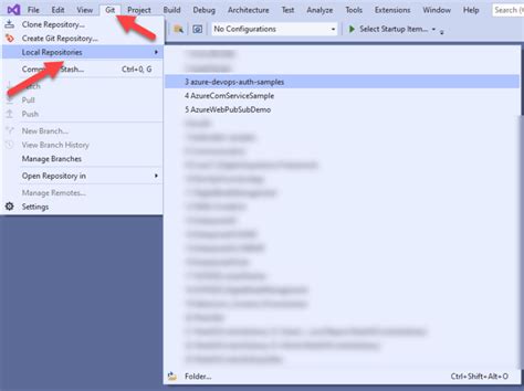 How To View The List Of All Local Git Repositories In Visual Studio