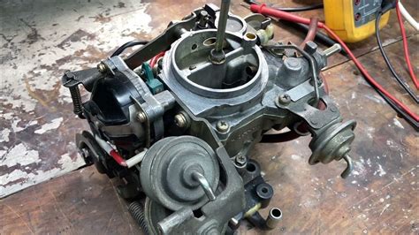 Toyota 2e Carburettor Disassembly And Adjustment Cleaning Etc Youtube