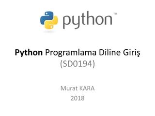 Python Programlama PDF