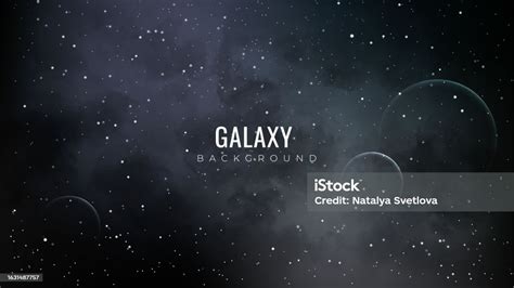 은하 배경입니다 성운과 행성이 있는 추상적인 별자리 배경 현실적인 별이 빛나는 밤하늘 별자리에 대한 스톡 벡터 아트 및 기타 이미지 별자리 추상적인 0명 Istock