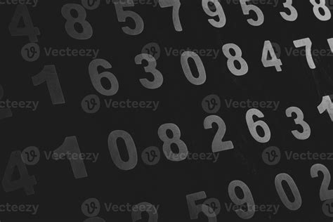 Digital Background With Numbers Texture Of Random Numbers Figures Economic Collapse Or Default