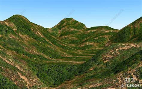 现代山体3d模型下载【id 1123820873】 知末3d模型网