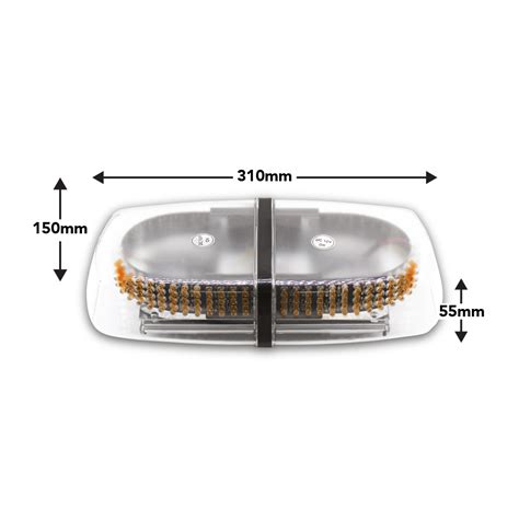 Roof Top Strobe Light Multifunction Orange Hue Autotech Wholesale