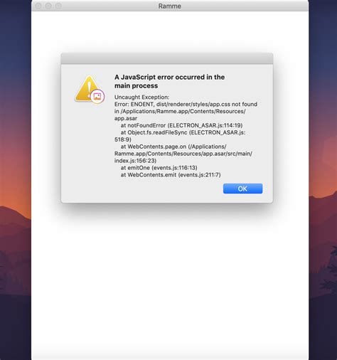 Javascript Error On Mac Issue 306 Terkelg Ramme GitHub