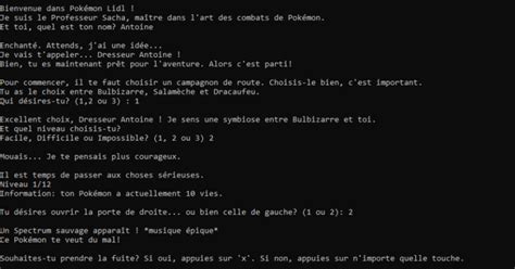 Création Dun Jeu Rpg Pokémon En Python Portfolio Antoine Da Cruz