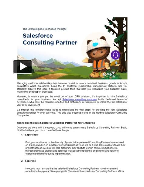 Ppt The Ultimate Guide To Choose The Right Salesforce Consulting Partner Powerpoint
