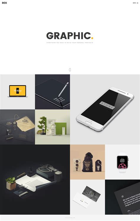 Box Free Responsive Bootstrap Portfolio Html Template