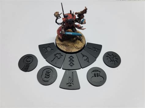 🎲 Kt24 Phobos Strike Team Tokens Deboss And Multicolor・ 3d File For