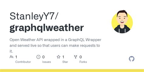Github Stanleyy7graphqlweather Open Weather Api Wrapped In A