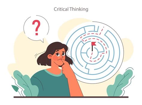 Premium Vector Soft Skill Employee With With Critical Thinking Skill Strategic Decision