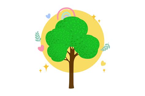 Tree Icon Flat Circle Collection Graphic By Garnetastudio Creative Fabrica Tree Icon Flat Circle Collection Graphic By Garnetastudio Creative Fabrica