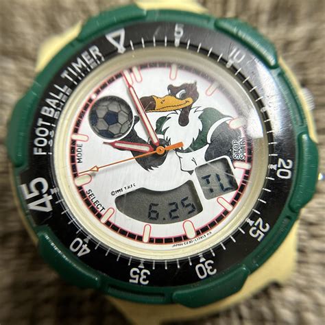 Đồng Citizen Japan Football League Timer 4701333 C230 Digi Analog Watch Citizen