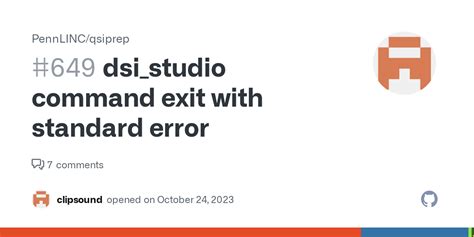 Dsi Studio Command Exit With Standard Error Issue PennLINC
