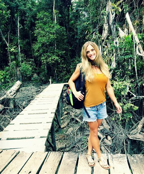 Melissa Getting On The Boat To Leave The Amazon The Day After