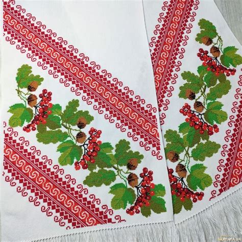 Купити Весільний рушник Діагональ під ноги виши Skrynya Ua