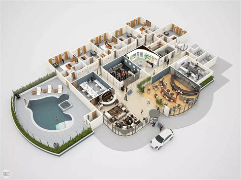 Hotel Floor Plans Importance And Benefits 2d And 3d Plans