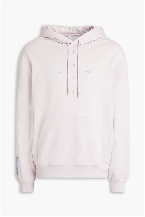 Mcq Alexander Mcqueen 아플리케 디테일 프린트 프렌치 코튼 테리 스웻셔츠 최대 70 세일 The Outnet