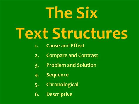 PPT Text Structures PowerPoint Presentation Free Download ID 1962252