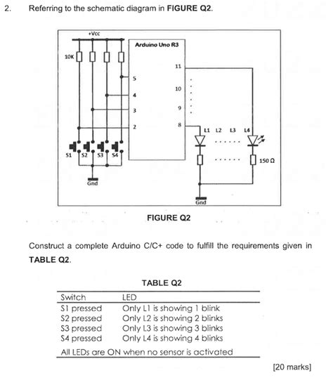 Solved 2 Referring To The Schematic Diagram In FIGURE Q2 Chegg