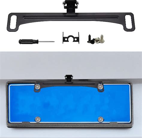 Reverse Rear View Camera Bracket License Plate Mount Frame And