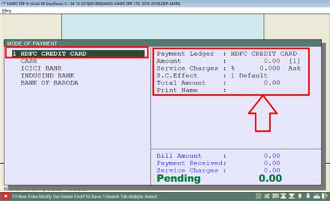 How To Enable Mode Of Payment In Marg Software