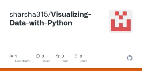 GitHub Sharsha Visualizing Data With Python