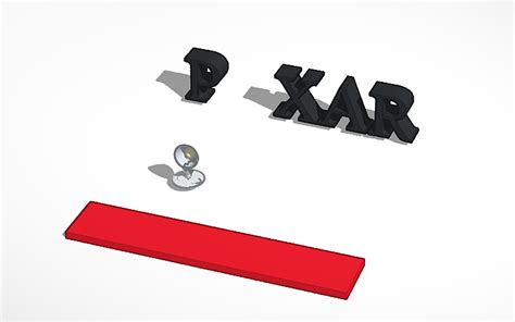 3d Design Logo De Pixar Tinkercad