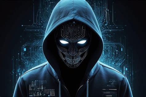 Premium Photo Photo Unrecognizable Hacker Cyber Crime Generative Ai