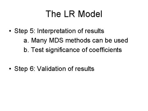 Multiple Discriminant Analysis And Logistic Regression Multiple Discriminant