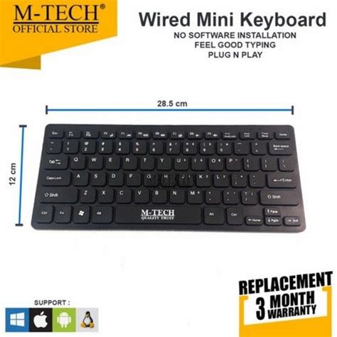 Keyboard Mini M Tech Mt 08 Keyboard External Mini Keyboard Usb Mini