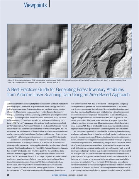 Pdf A Best Practices Guide For Generating Forest Inventory Attributes