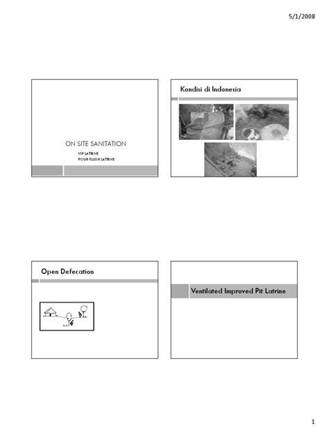 M1011 Jamban Cubluk Berventilasi Dan Leher Angsa Pdf Latrine
