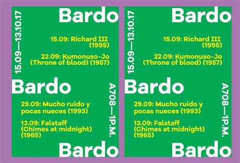 Bardo Shakespeare In Movies On Behance