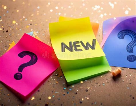 Colorful Post It Notes Sticky Notes For Writing New Ideas And Concepts In A Business Or School