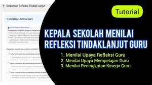 Jawaban Dokumen Refleksi Tindak Lanjut Nilai Upaya Mempelajari Guru