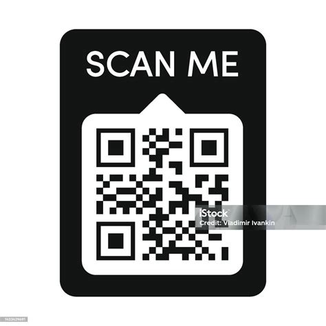 qr code frame vector black color stock illustration download image