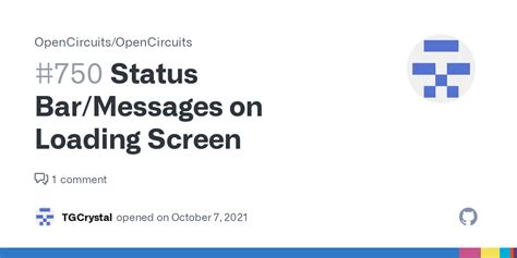Status Bar Messages On Loading Screen Issue 750 OpenCircuits