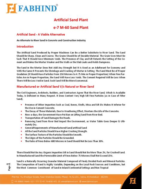 M Sand And P Sand Pdf Sand Concrete