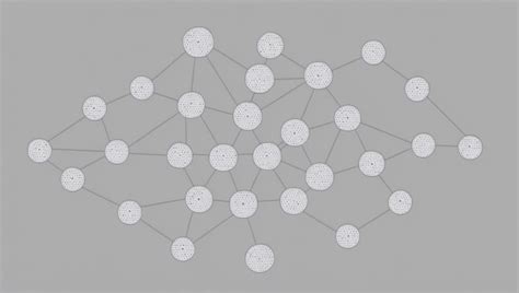 An Abstract Illustration Of Interconnected Nodes And Lines Representing Networking Premium Ai