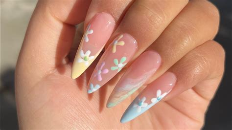 Pastel Gel X Nails Spring Gel X Nail Tutorial Feel Beauty Recently