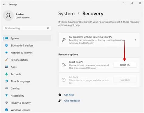 Reset Windows 11 Without Losing Data