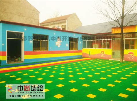 安阳市小海星幼儿园悬浮地板案例 河南中尚墙体彩绘有限公司