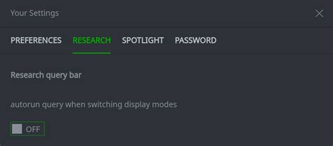 Display Modes — Synapse User Interface 21180 Documentation