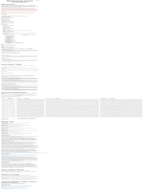 Bip39 Mnemonic Code Pdf Randomness Software