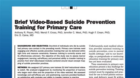 The Safeside Program Enhanced Suicide Safeside Prevention