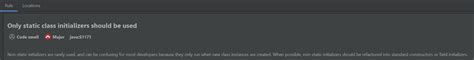 Java Move The Contents Of This Initializer To A Standard Constructor