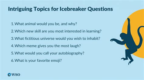 Icebreaker Interview Questions Overview And Guide Wall Street Oasis
