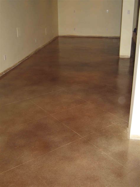 Water Based Concrete Stain For Enhanced Basement Floors