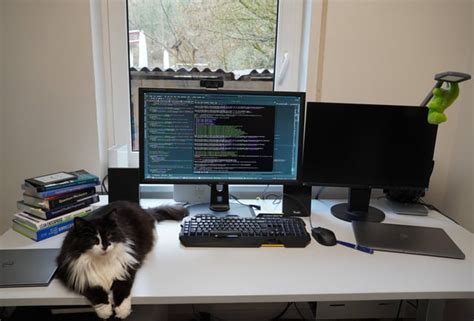 Some Kristmas Fun This Is A Picture Of One Of Labplots Developers Desks There Are 12 Kde